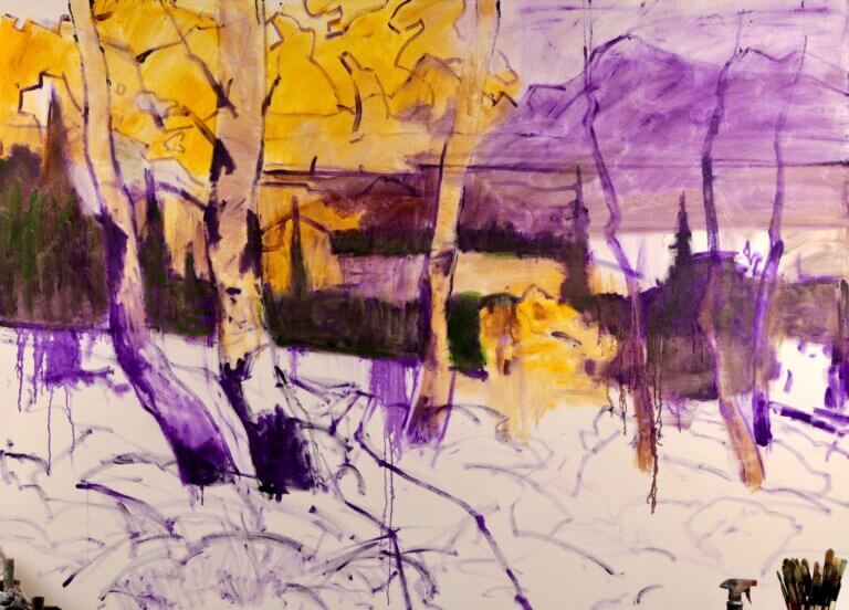 Robert Moore Painting Process - Dana Gallery